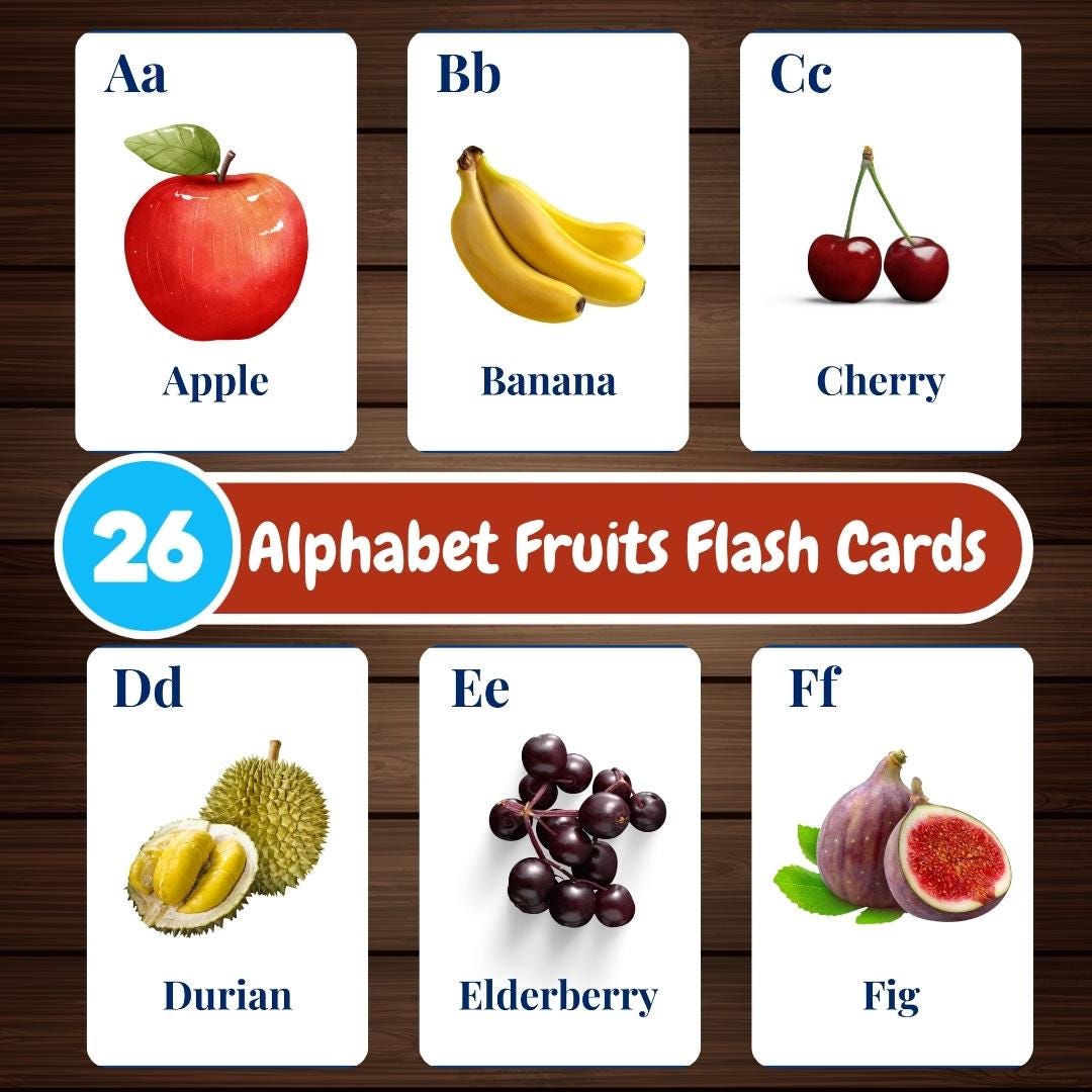 26 Alphabet Flash Cards | 30 Farm Animal Coloring Pages | Educational ...