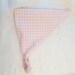 Pink Gingham Headscarf - Etsy