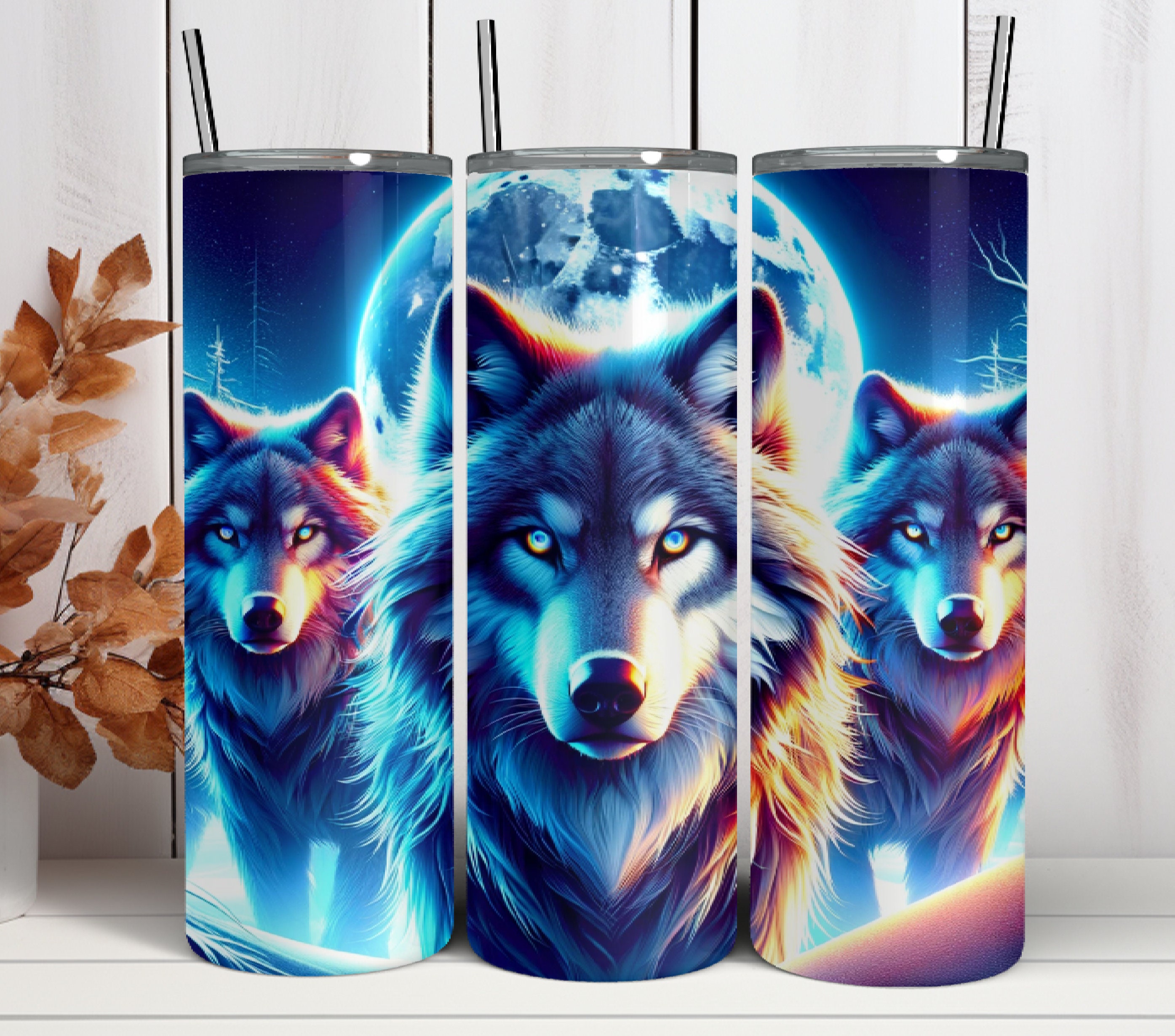 Tumbler Wrap Wolf,wolves Tumbler 20oz Digital,wolves Sublimation Designs,wolves Png,instant ...