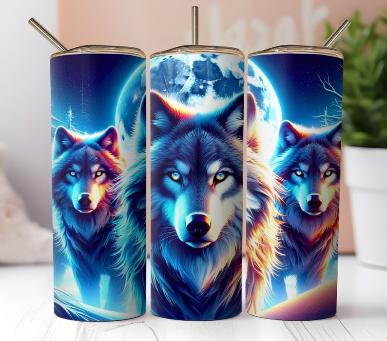Tumbler Wrap Wolf,wolves Tumbler 20oz Digital,wolves Sublimation Designs,wolves Png,instant ...