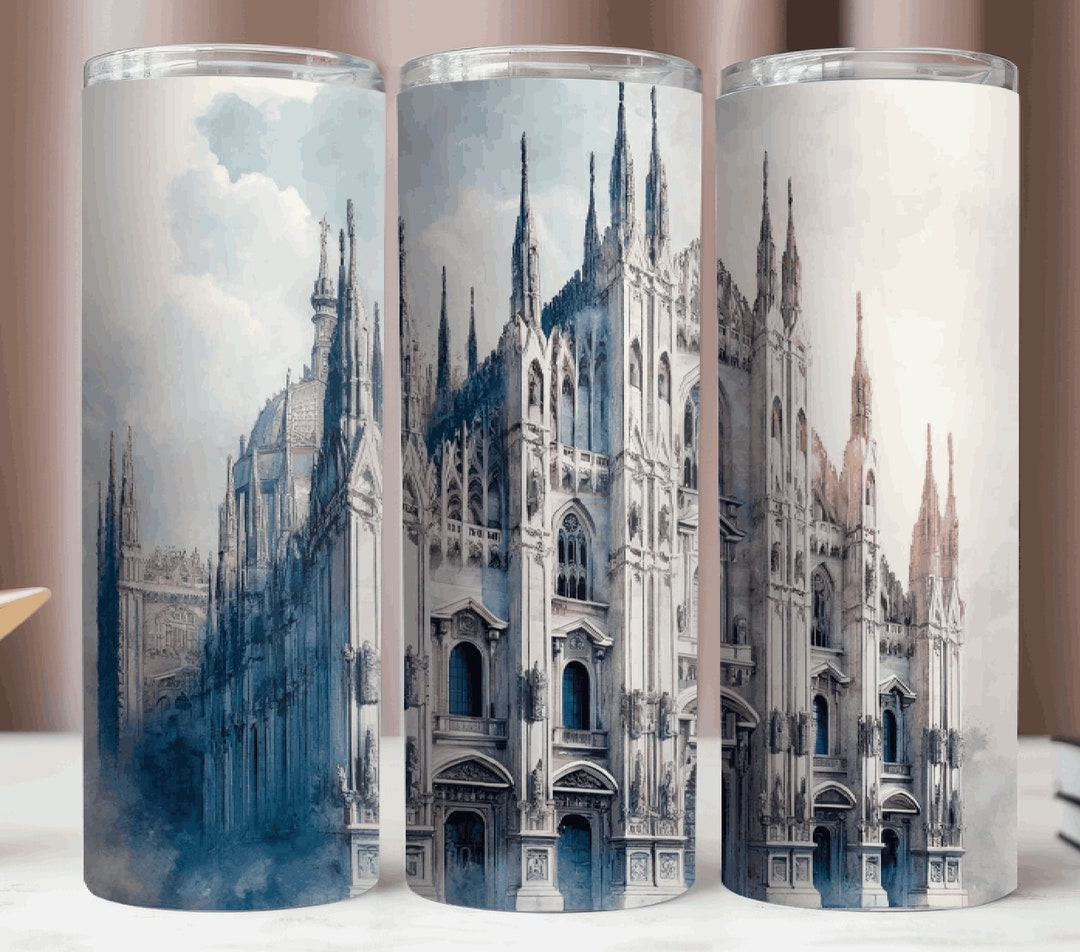 Duomo Di Milano Tumbler 20oz Png,milan Landmarks Png,tumbler 20oz ...