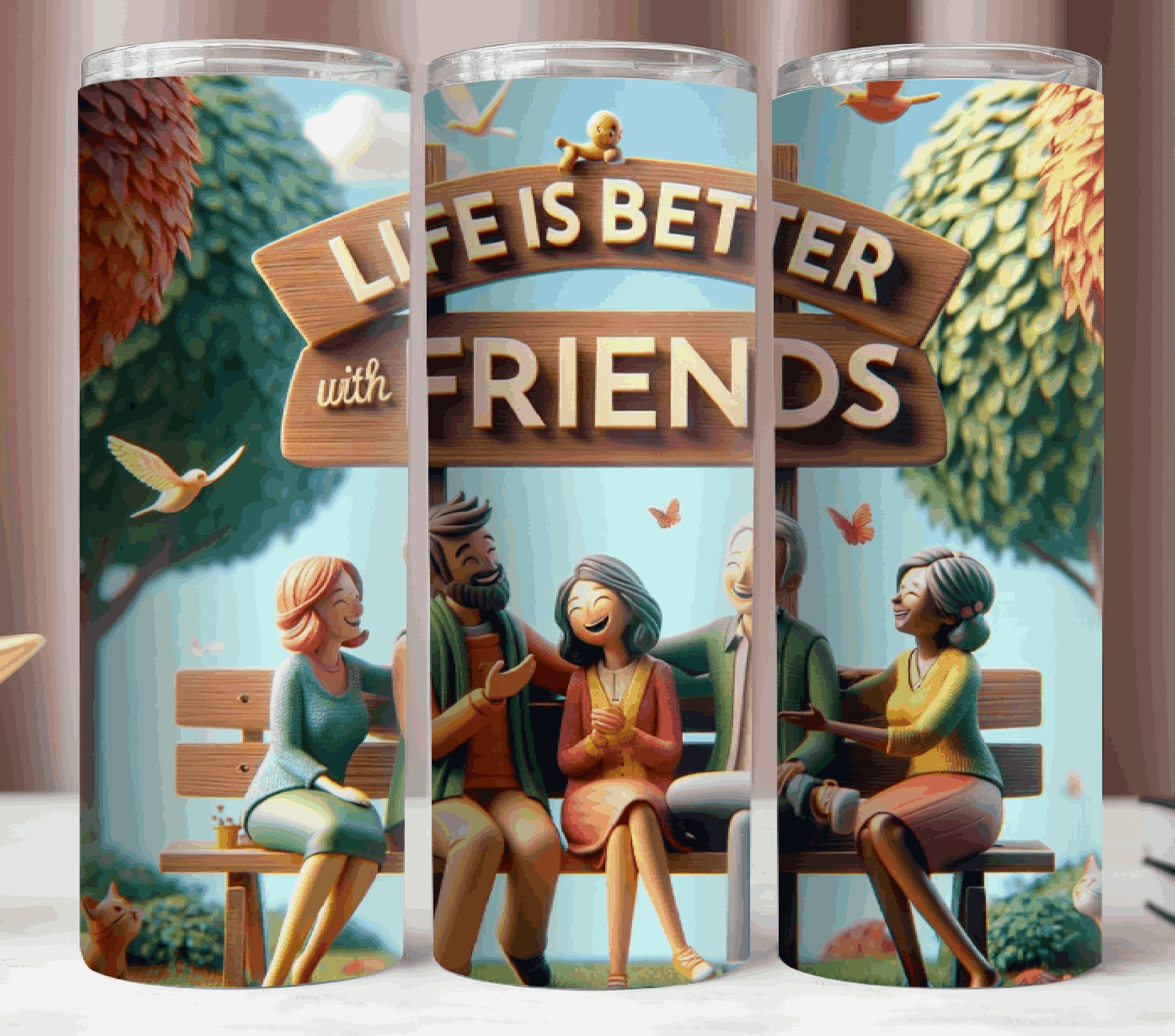 Friendship Tumbler Wrap,friends 20oz Tumbler Wrap,friends Sublimation ...