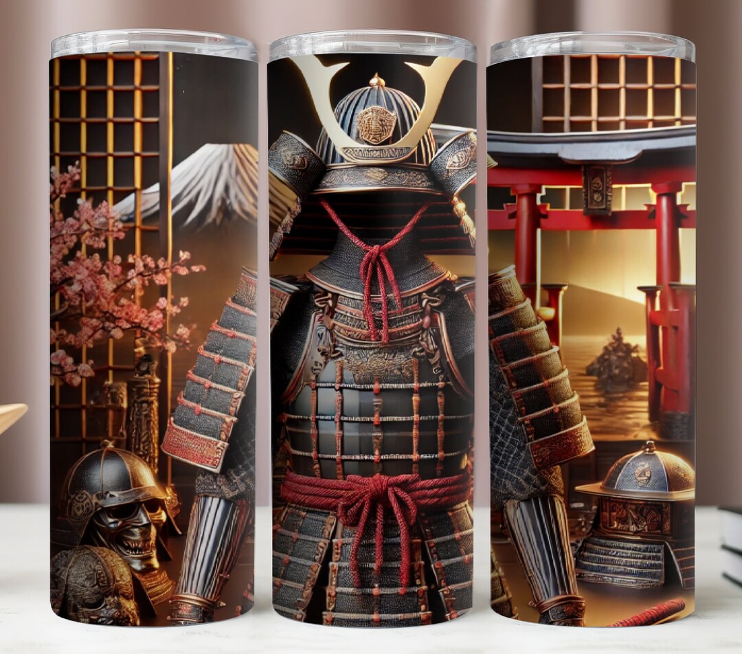 Samurai Armor Tumbler Wrap,japanese Tumbler 20oz Wrap,japan PNG Design ...