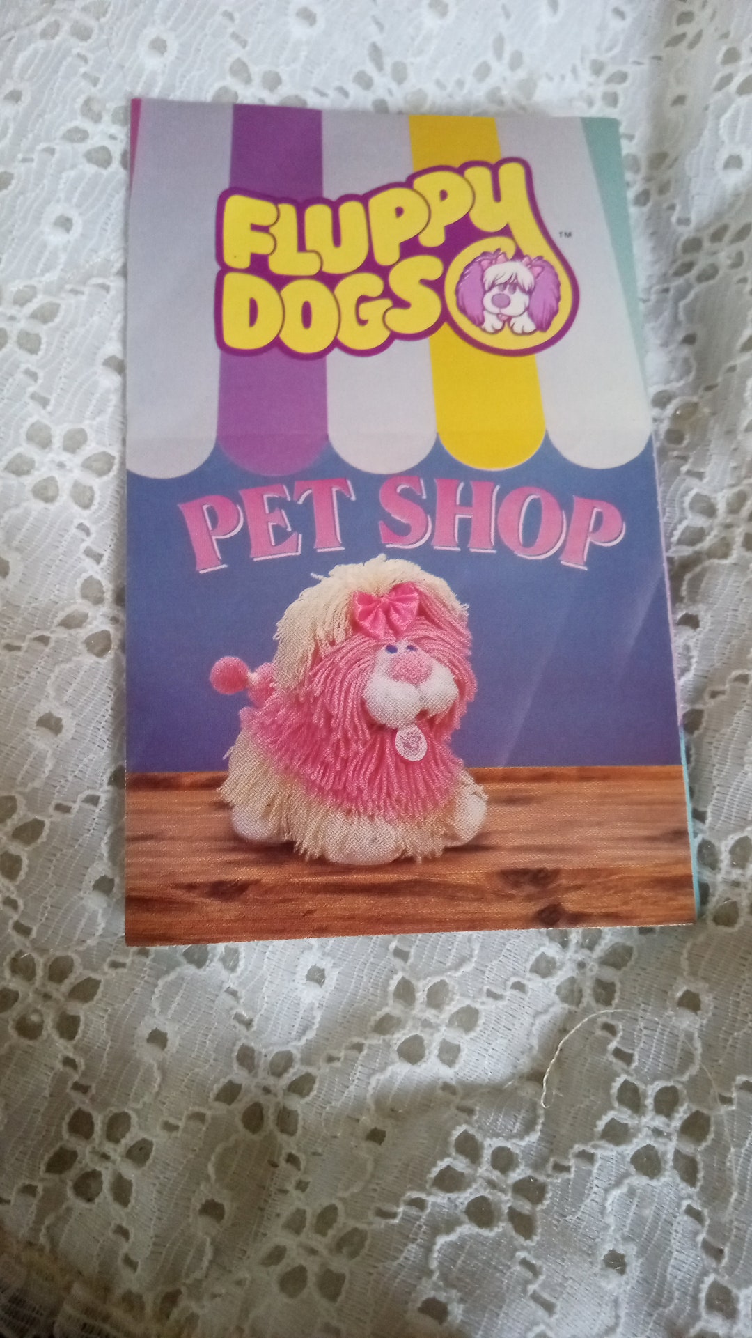 Vintage Fluppy Dogs Original Kenner Foldout Booklet With Accessories ...