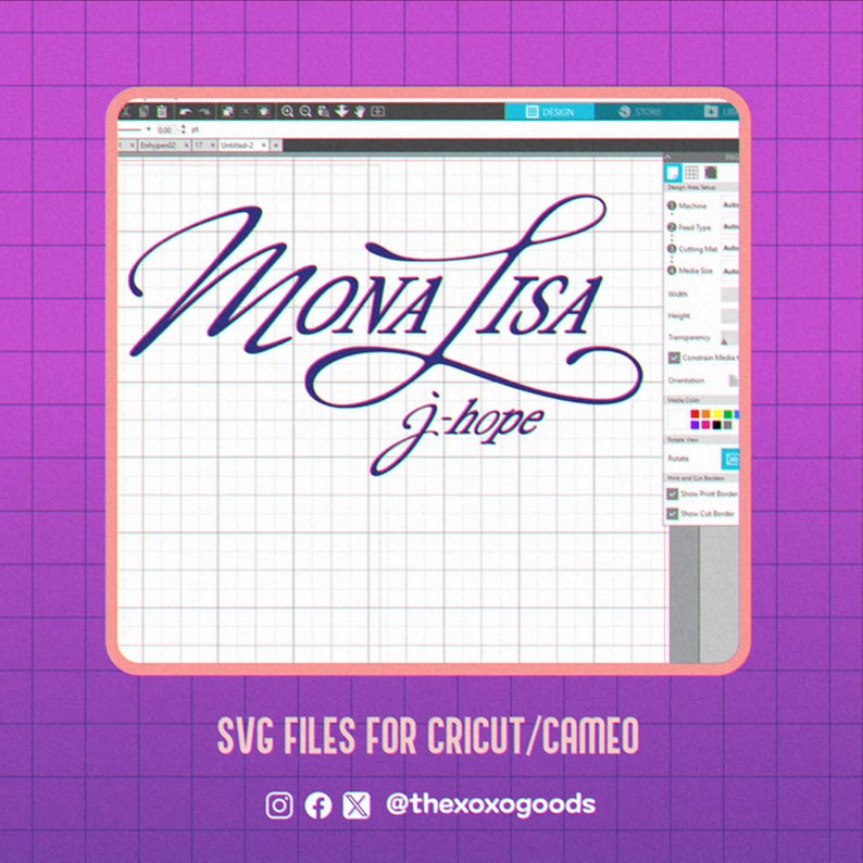 Jhope Mona Lisa Ai, Eps, Png, Jpg, Svg Printable Decal Vector Files for ...