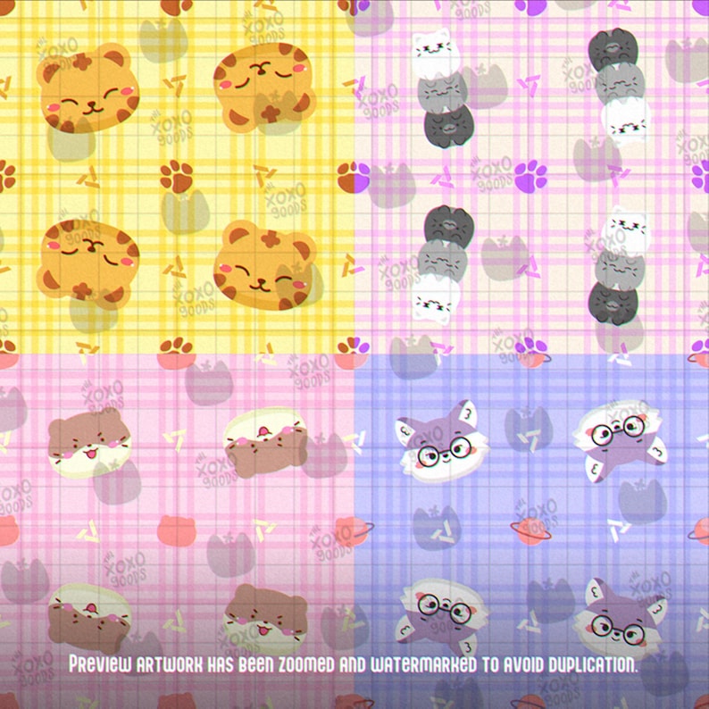Seamless Seventeen Miniteen Pattern Customizable Designs for Prints ...