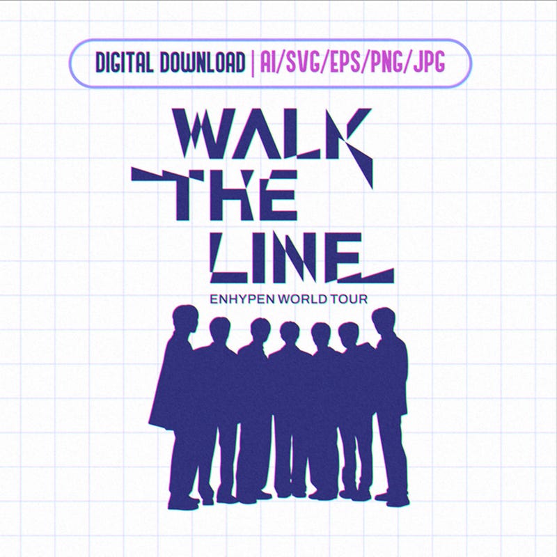 Enhypen Walk the Line Merch - Etsy