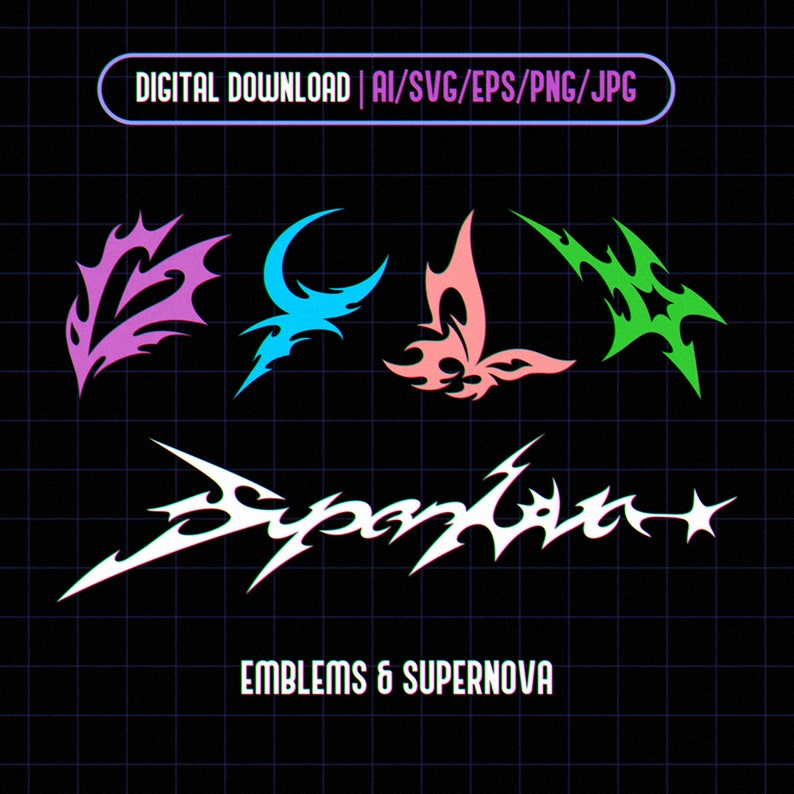 Aespa Supernova Emblem Ai, Eps, Png, Jpg, Svg Printable Decal Vector ...