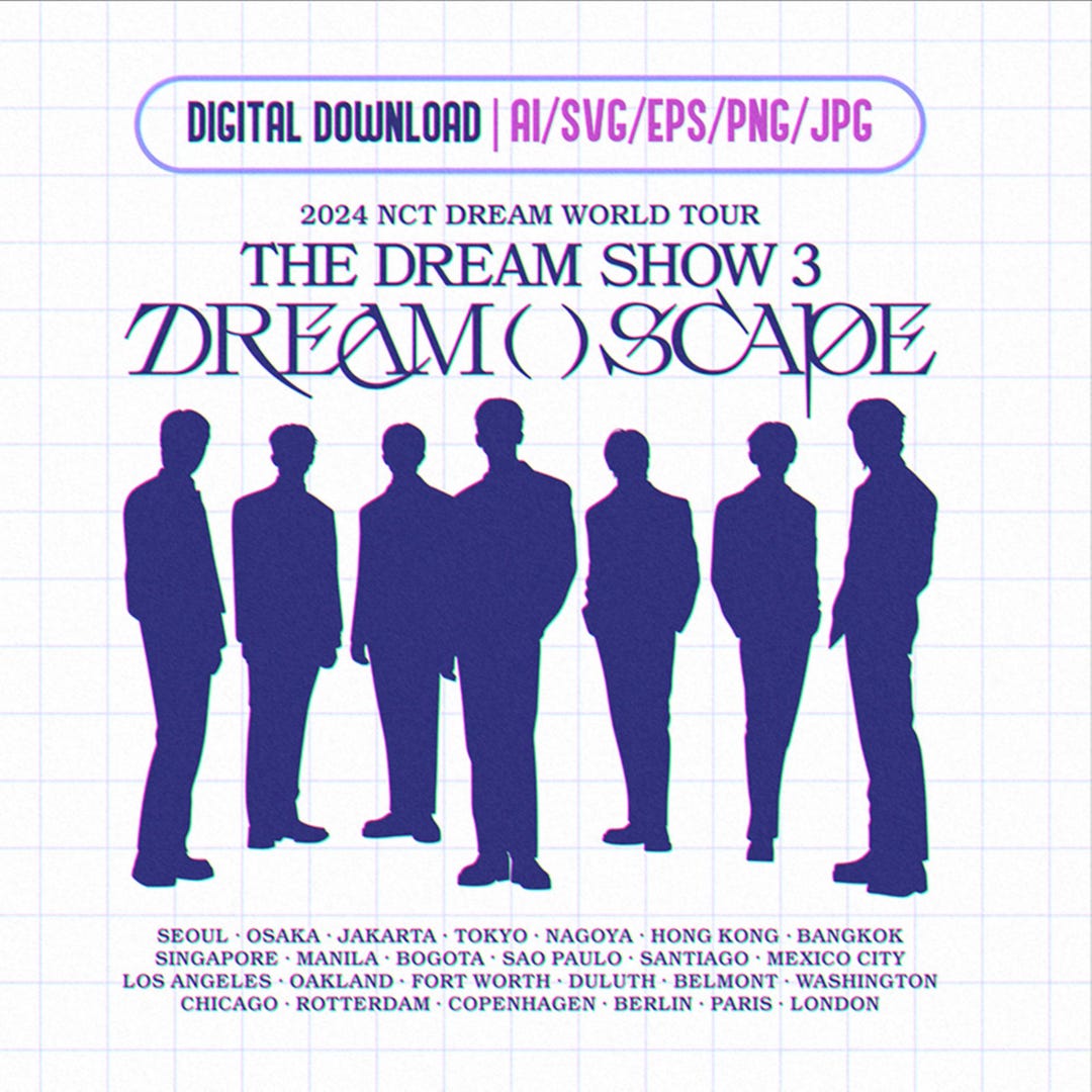 NCT Dream Dreamscape Dream()scape World Tour Ai, Eps, Png, Jpg, Svg ...