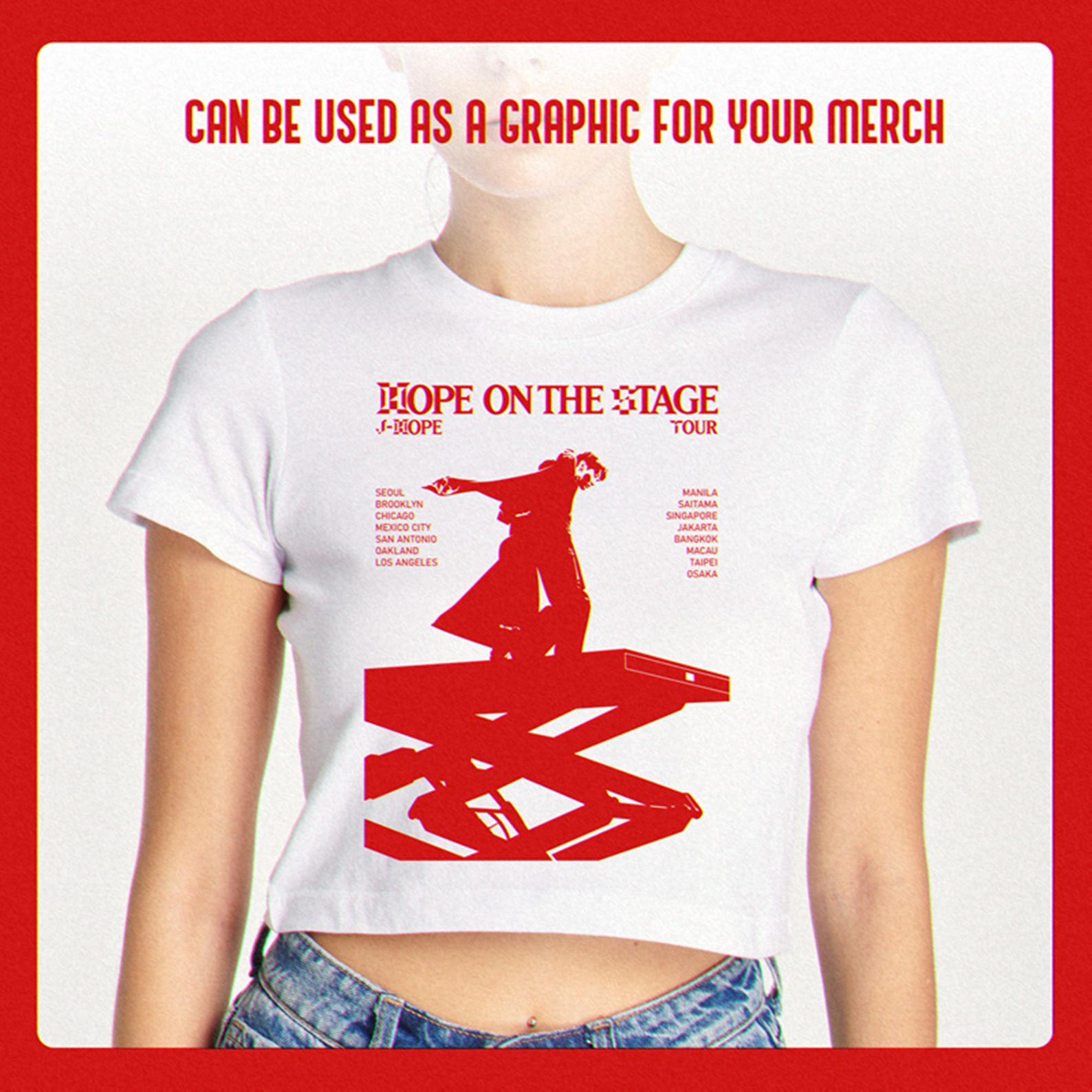 Jhope Hope on the Stage Tour Ai, Eps, Png, Jpg, Svg Printable Decal ...