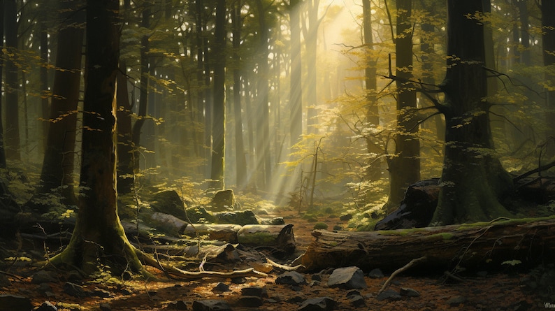 Grove of Trees | Frame TV Art | Screensaver - Etsy