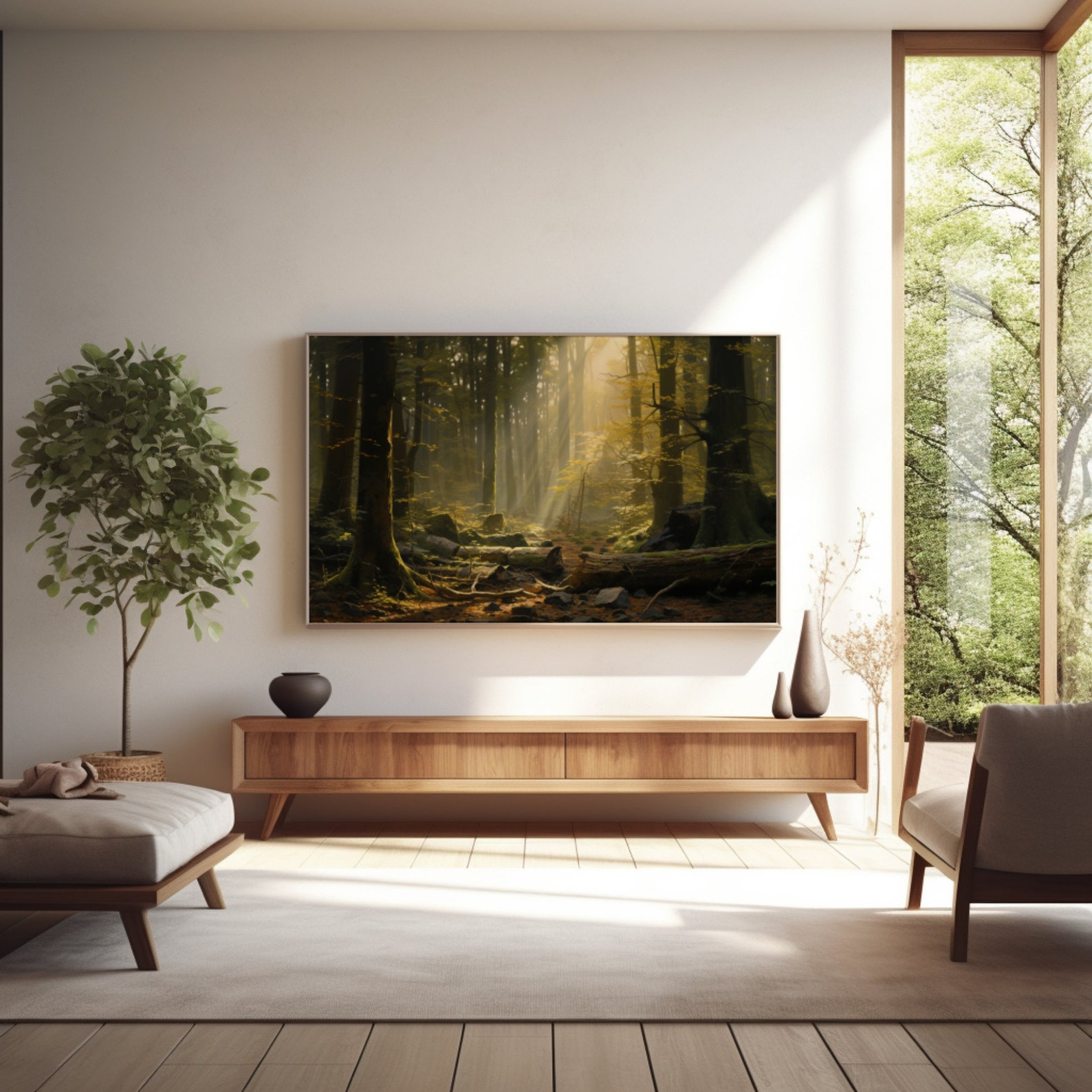 Grove of Trees | Frame TV Art | Screensaver - Etsy