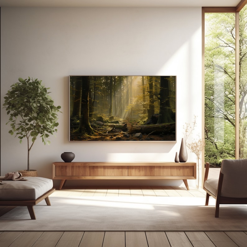 Grove of Trees | Frame TV Art | Screensaver - Etsy