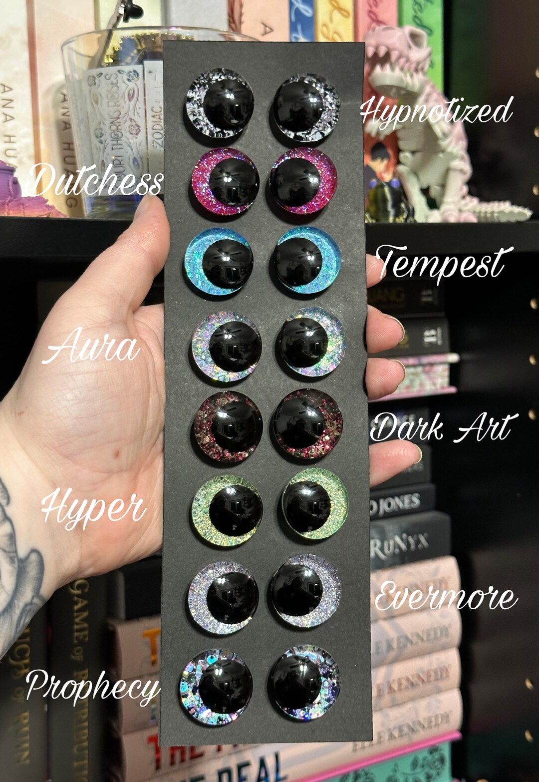 Safety Eyes: Hand Painted Eyes for Amigurumi, Crochet Plushies, Stuffed ...