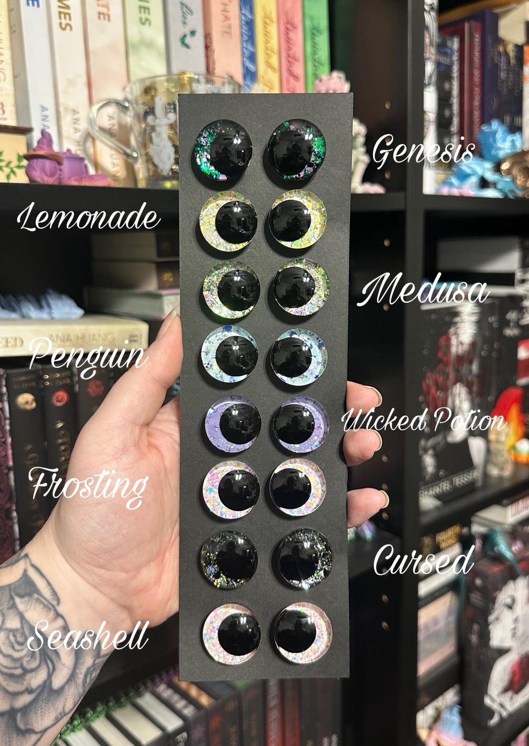 Safety Eyes: Hand Painted Eyes for Amigurumi, Crochet Plushies, Stuffed ...