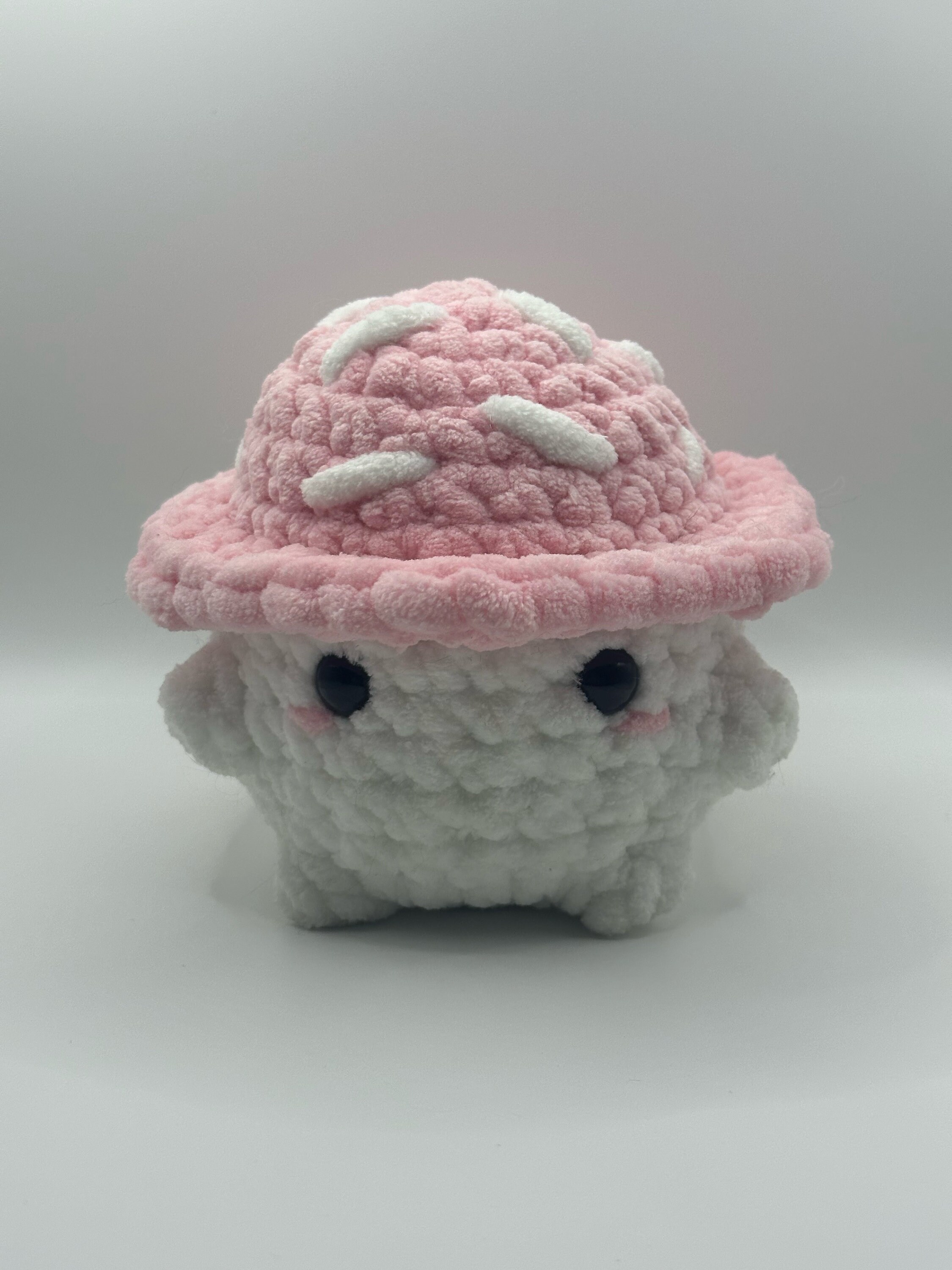 Crochet Mushroom Plushie: Chunky Mushy Boy With Multiple Color Options ...