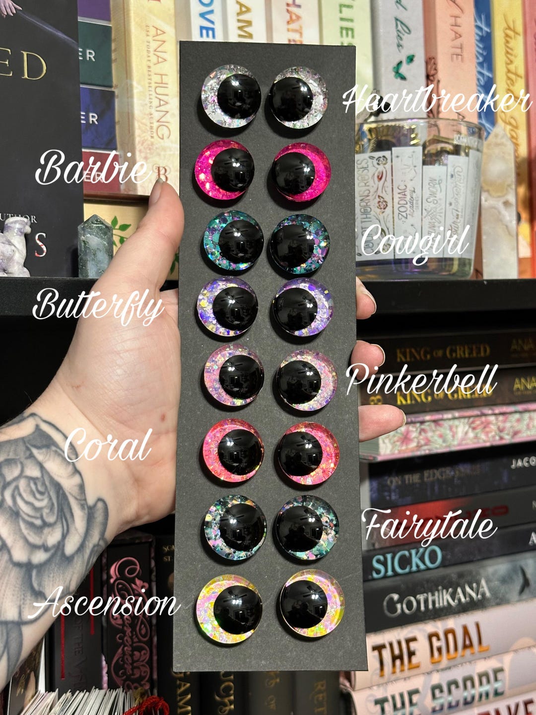 Safety Eyes: Hand Painted Eyes for Amigurumi, Crochet Plushies, Stuffed ...