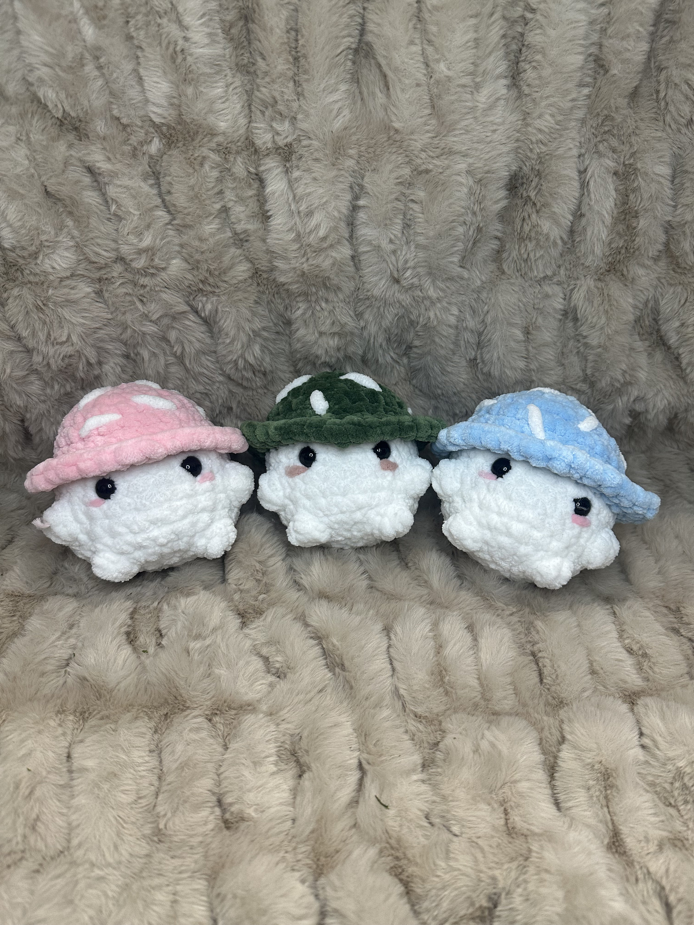 Crochet Mushroom Plushie: Chunky Mushy Boy With Multiple Color Options ...