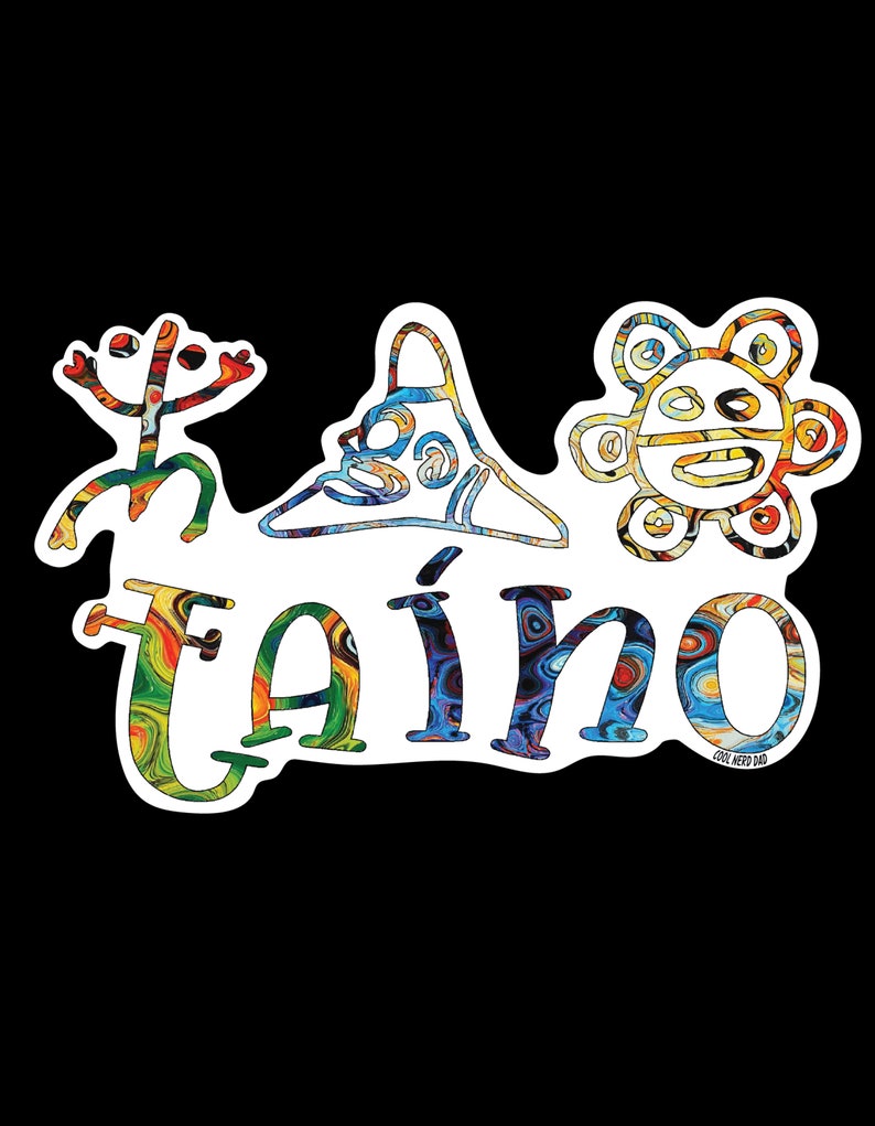 Taino Symbol Sticker, Taino Sticker, Original Design Sticker, Water ...