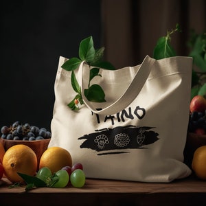 Taino Symbol God Tote Bag, Taino Tote Bag, Taino Bag, Taino Symbol Tote ...
