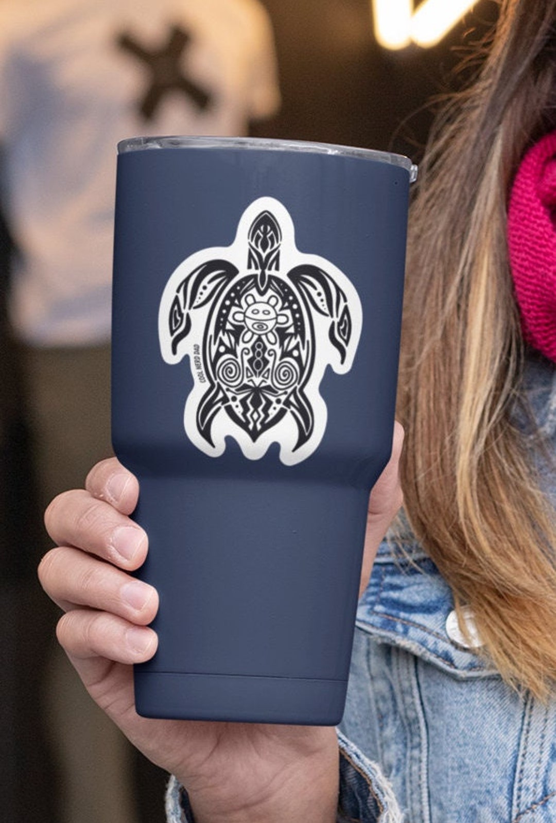 Turtle Taino Sticker, Taino Sticker, Original Design Sticker, Water ...