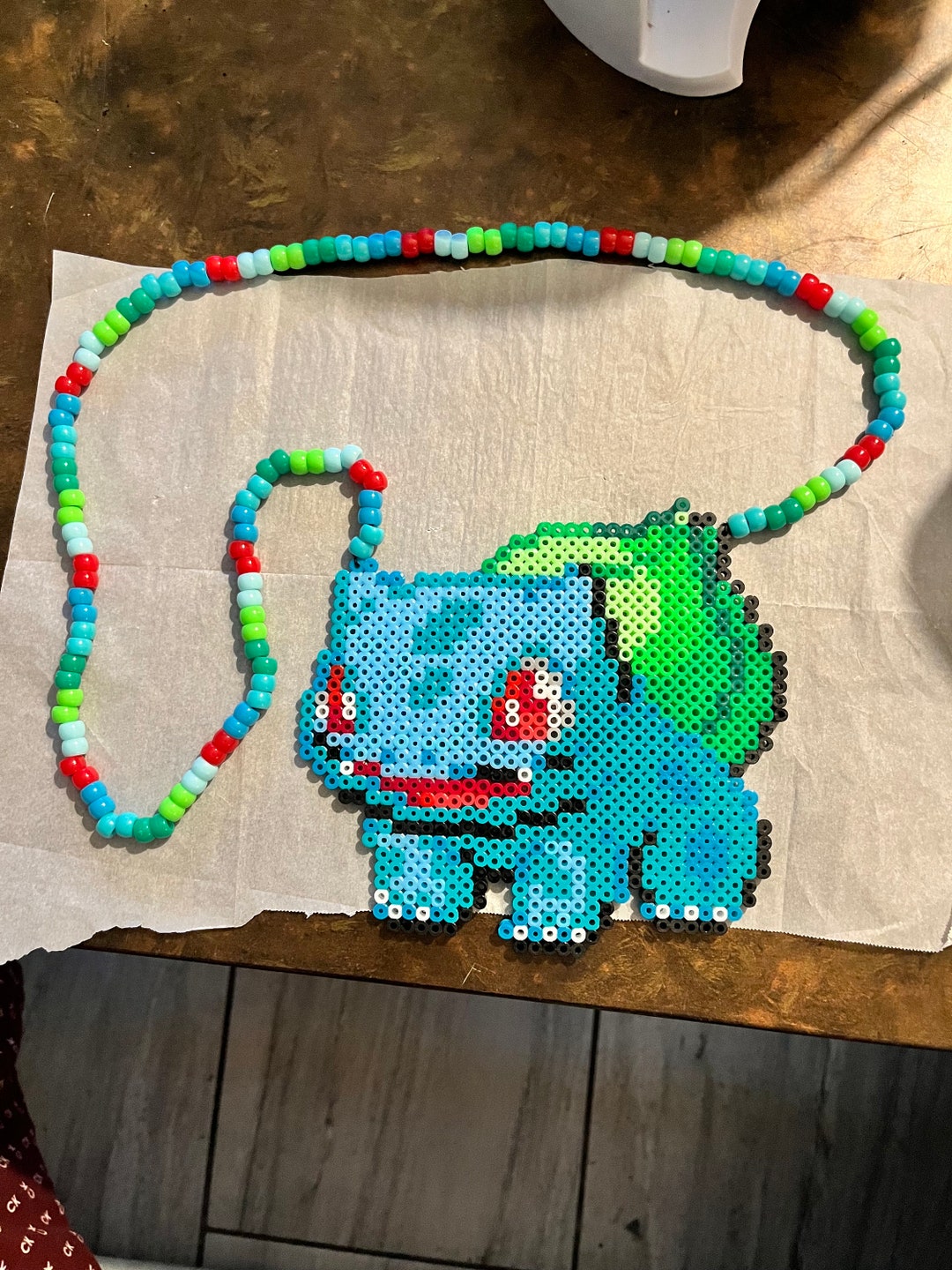 Kandi Perler Fuse Bead Pokémon Bulbasaur - Etsy