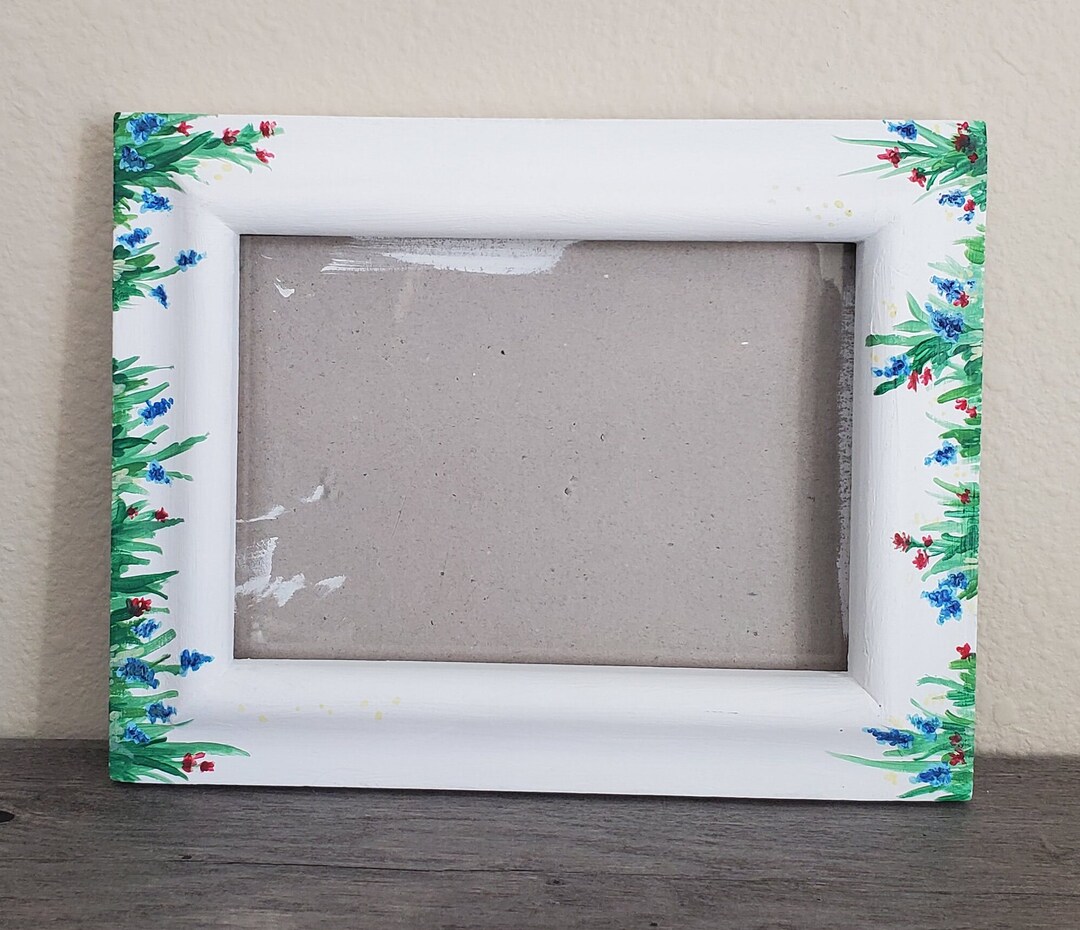 Texas Wildflowers Picture Frame - Etsy