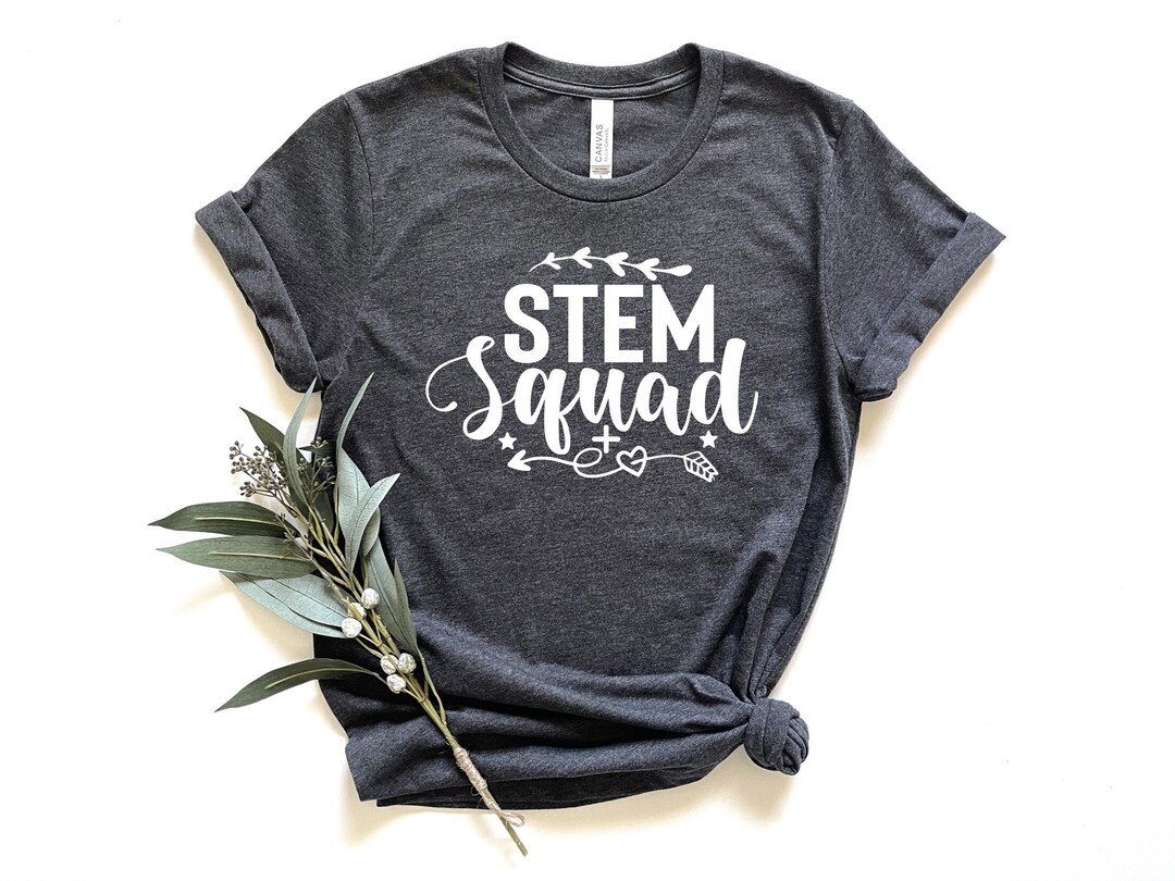 Stem Squad Shirt, Stem Teacher Shirt, Stem Tee for Math Teacher ...