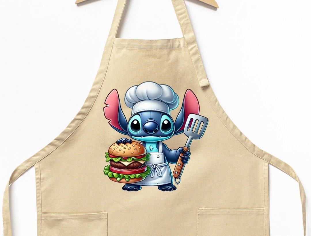 Custom Stitch Apron,custom Family Kitchen Apron,chef Couple Apron ...