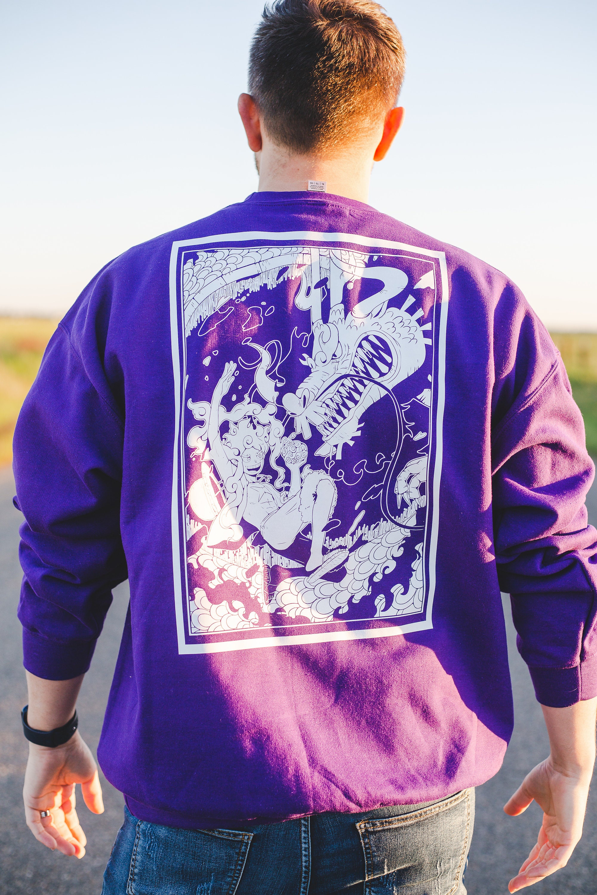 Luffy Gear 5 Anime Sweater , Cosplay , Clothing , Handmade - Etsy
