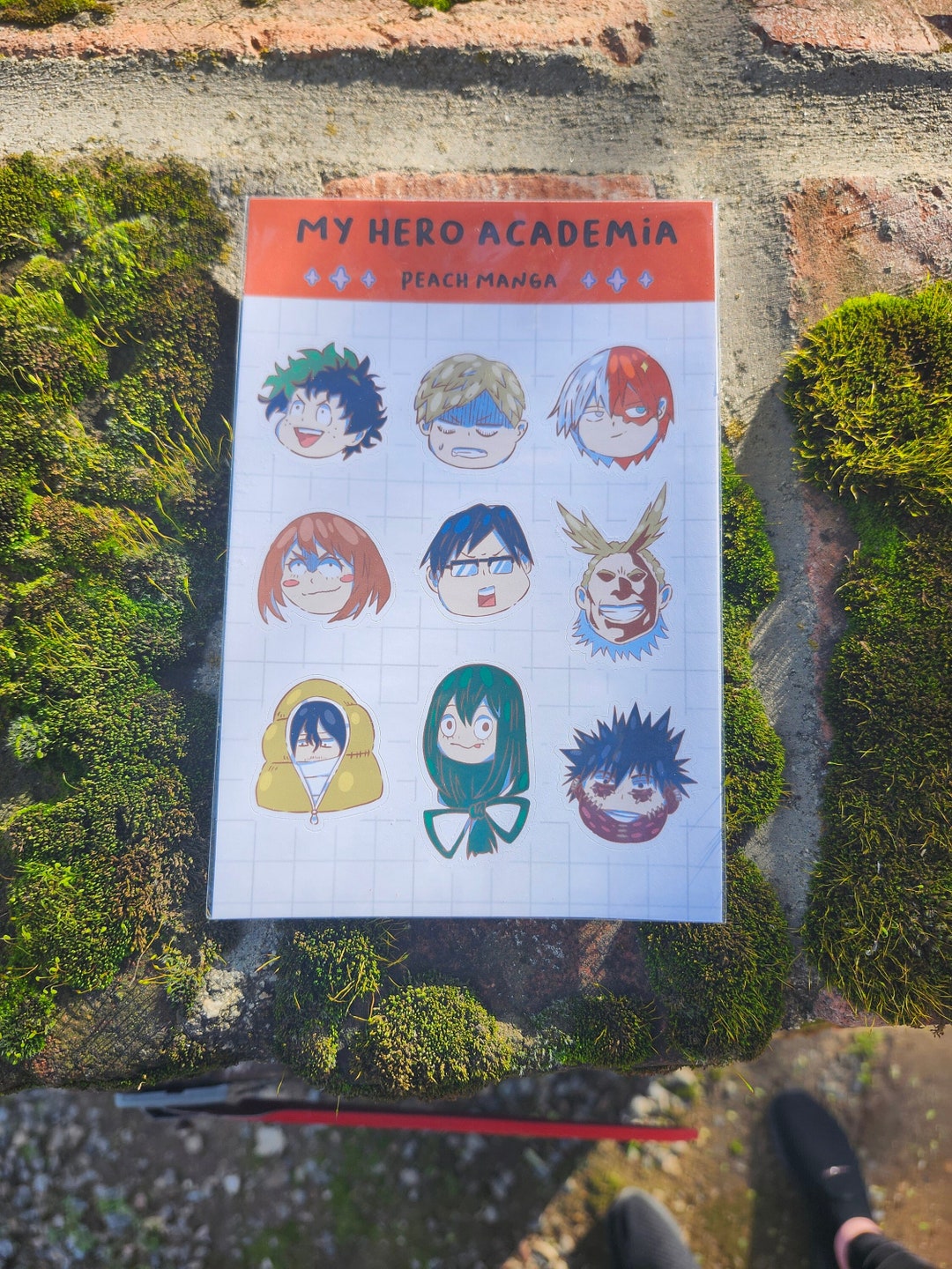 MHA Anime Sticker Sheet , Kawaii Stickers , Handmade, Anime Stickers - Etsy
