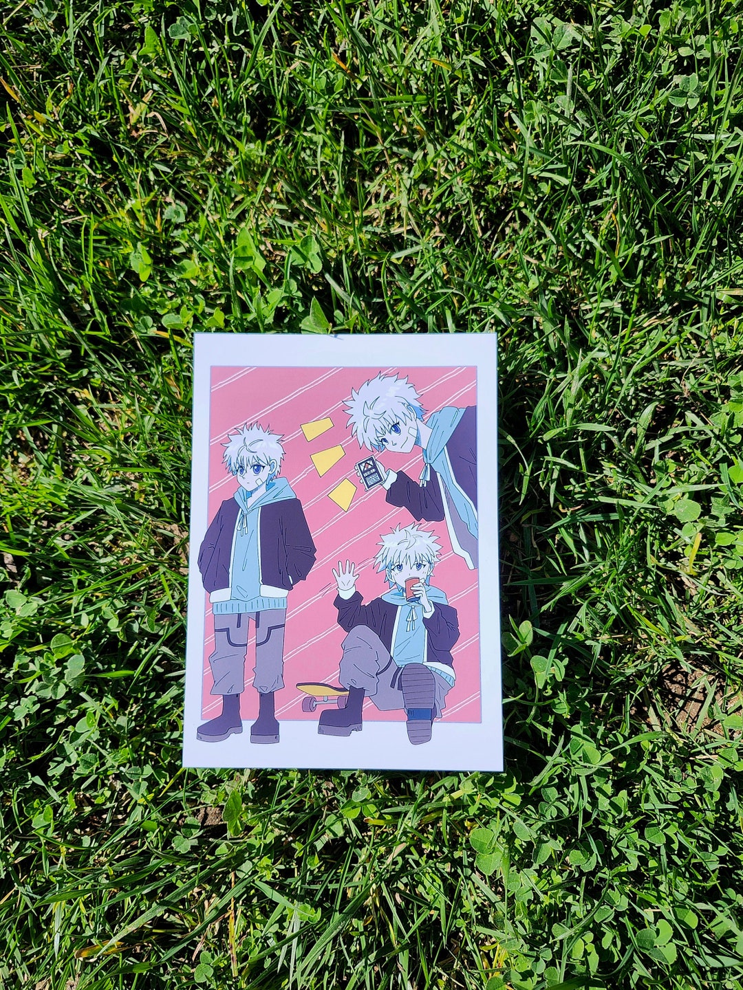 Killua Mini Print, Anime Prints, Kawaii, Handmade - Etsy