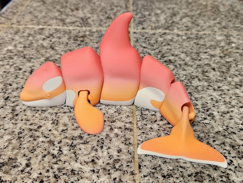 Articulated Orca/killer Whale - Variety of Colors - Etsy