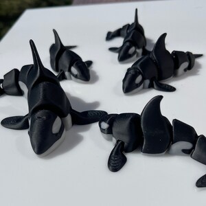 Articulated Orca/killer Whale - Variety of Colors - Etsy