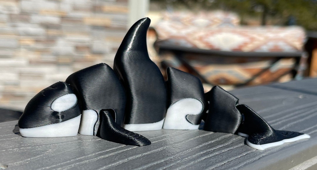 Articulated Orca/killer Whale - Variety of Colors - Etsy