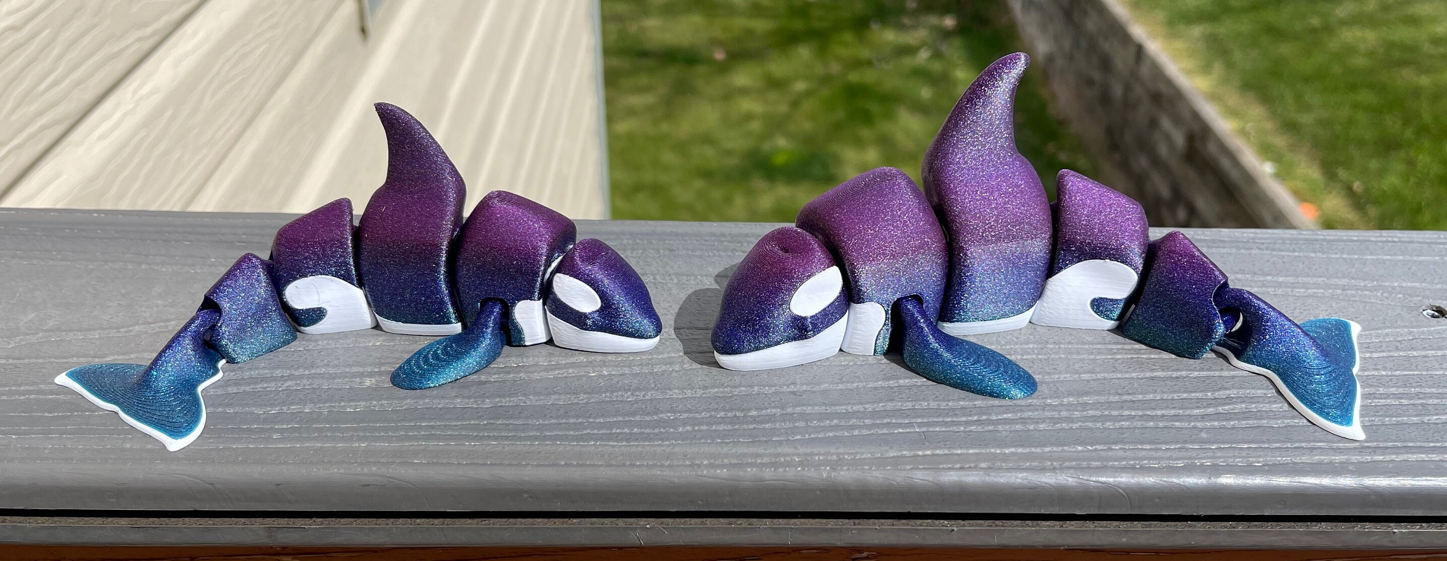 Articulated Orca/killer Whale - Variety of Colors - Etsy