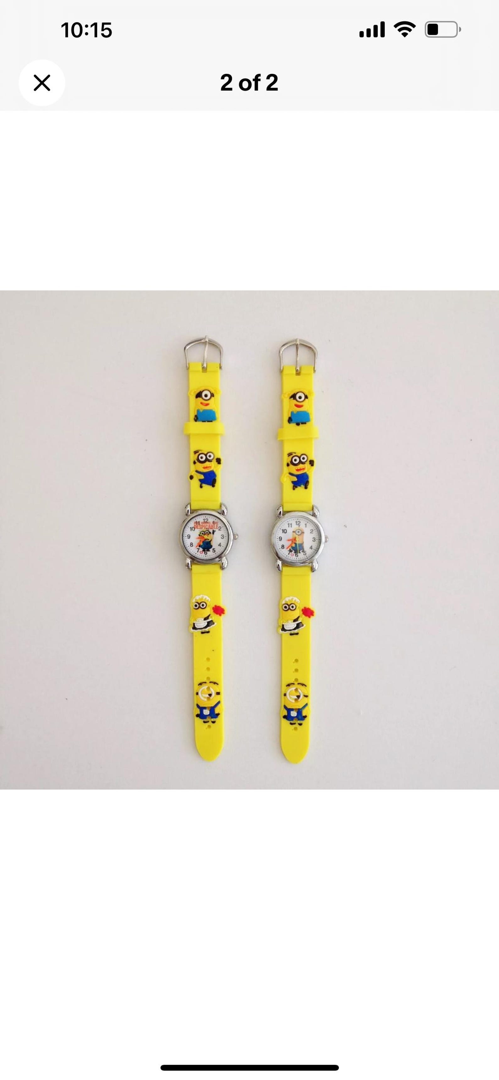 Despicable Me Minions Silicone Band Kids Watch Face Styles Will Vary - Etsy