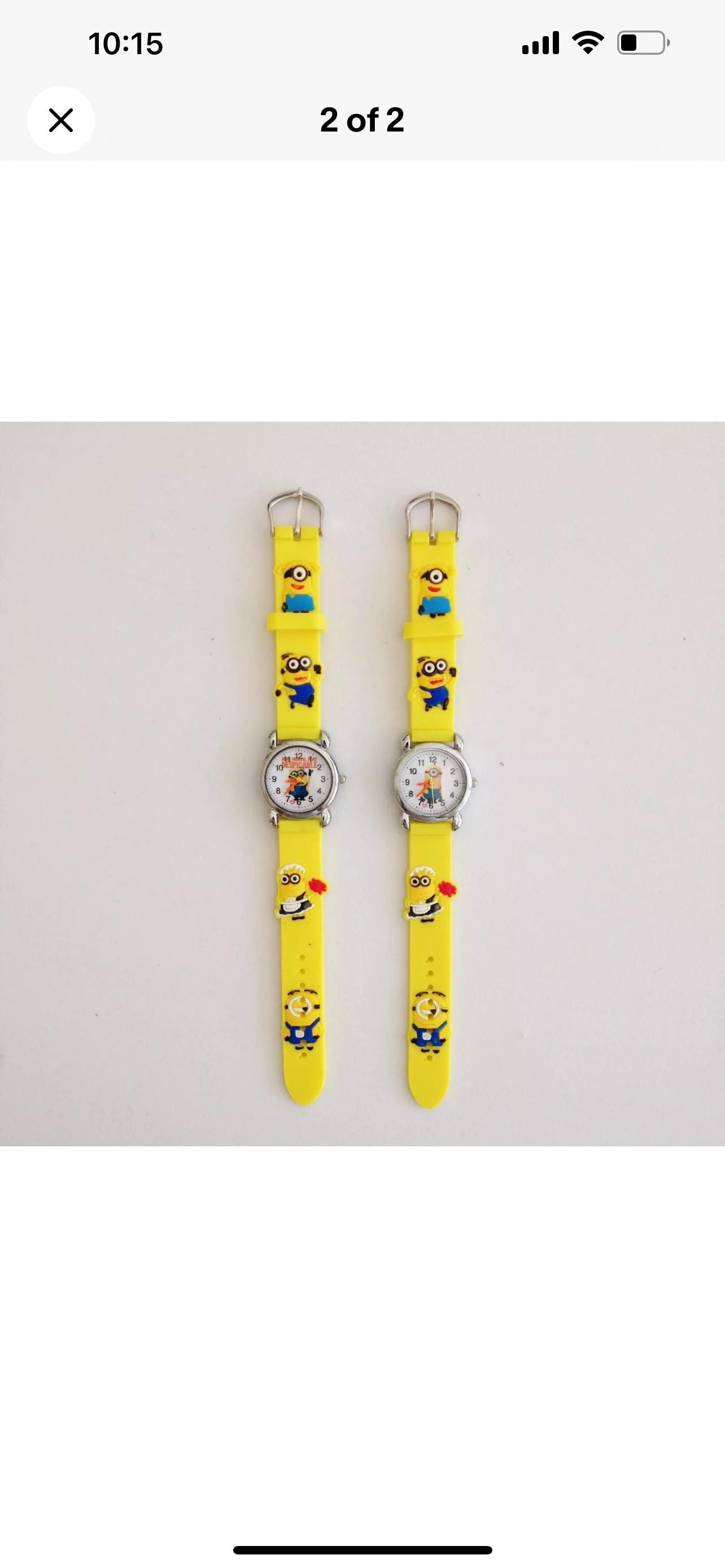 Despicable Me Minions Silicone Band Kids Watch Face Styles Will Vary - Etsy