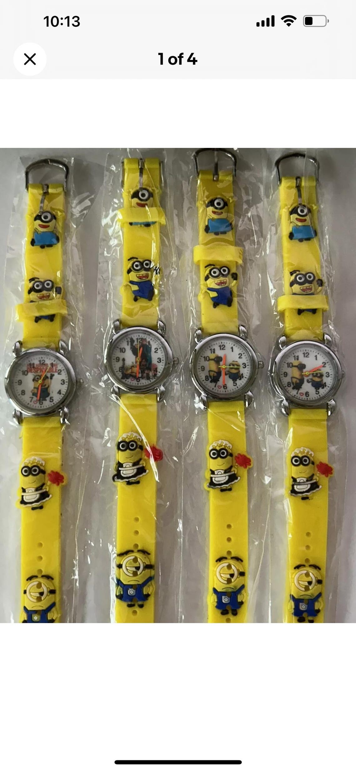 Despicable Me Minions Silicone Band Kids Watch Face Styles Will Vary - Etsy