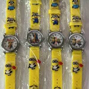 Despicable Me Minions Silicone Band Kids Watch Face Styles Will Vary - Etsy