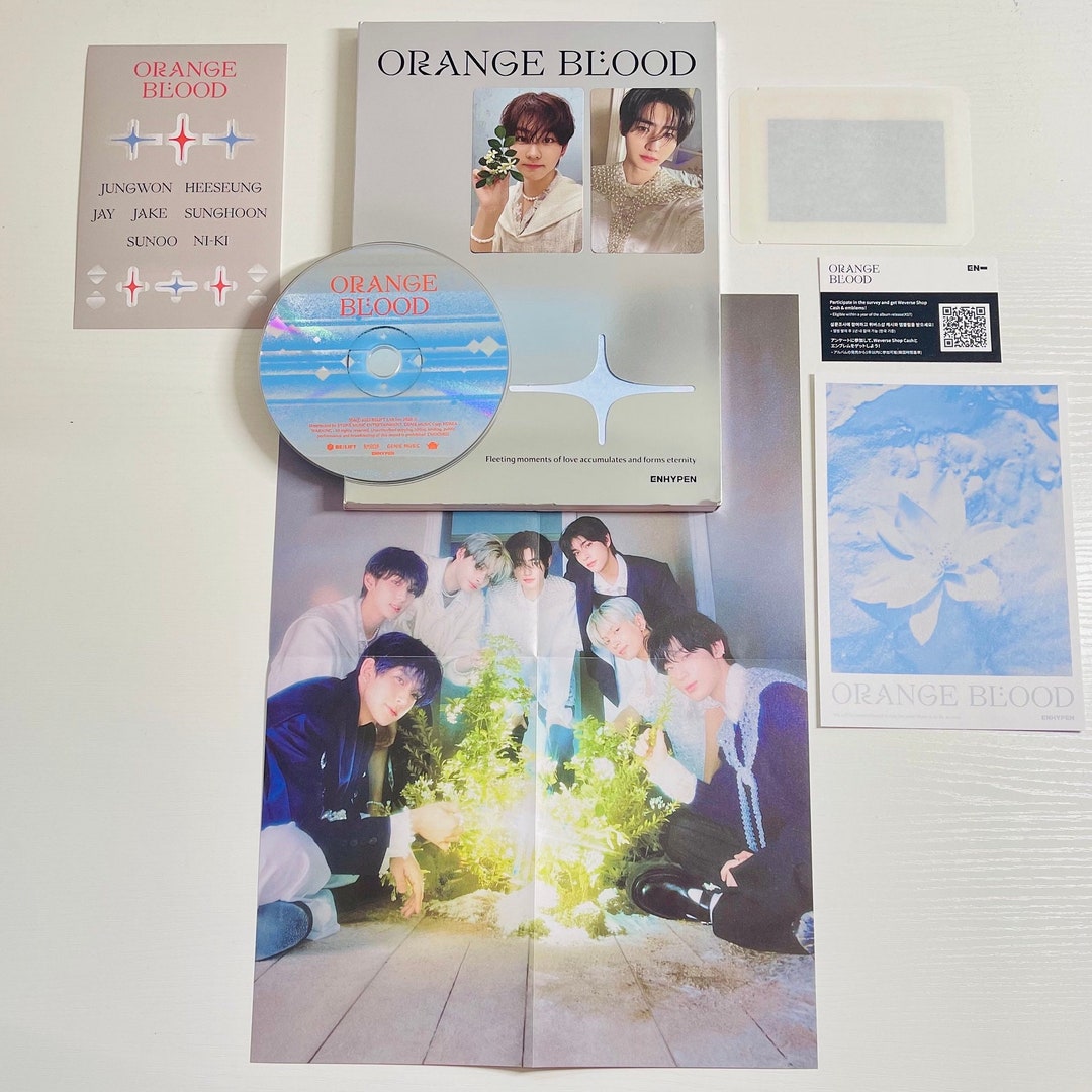 Enhypen Orange Blood KALPA Version Album jungwon & Sunghoon - Etsy