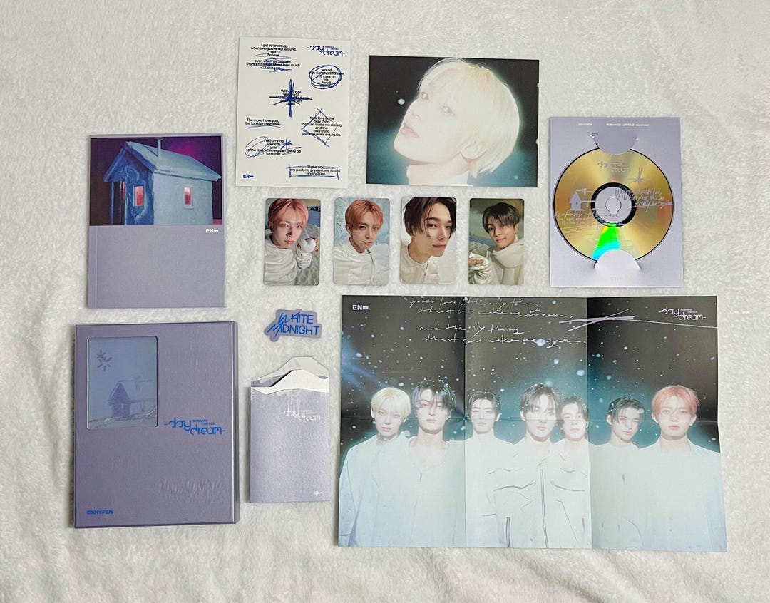 Enhypen Romance: Untold DAYDREAM (white Midnight Ver) (SHNJ) Album *TARGET Exclusive* - Etsy