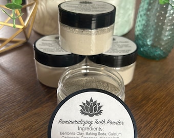 Natural Remineralizing Tooth Powder With Myrrh Resin Neem & Clove ...