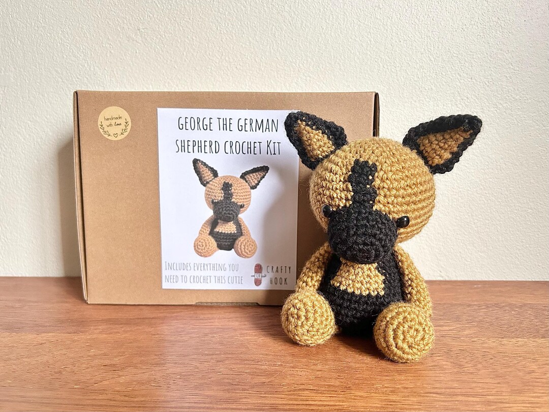 Crochet Kit for a Cute Amigurumi Animal Toy ~ George the German ...