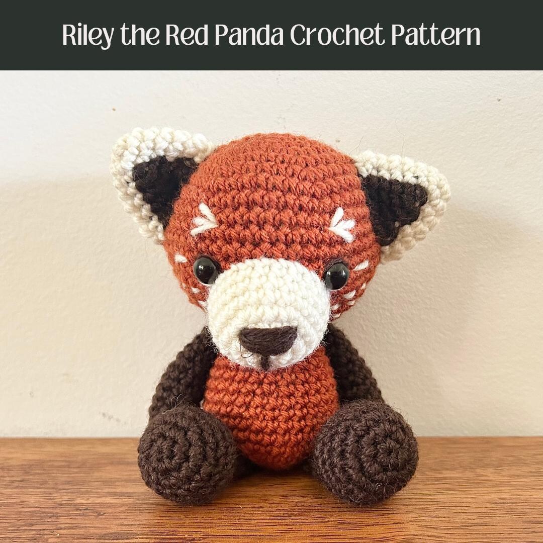 PATTERN: Riley the Red Panda Crochet Pattern - Pdf Crochet Pattern ...