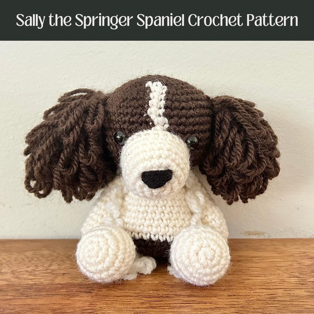 PATTERN: Sally the Springer Spaniel Crochet Pattern - Pdf Crochet ...