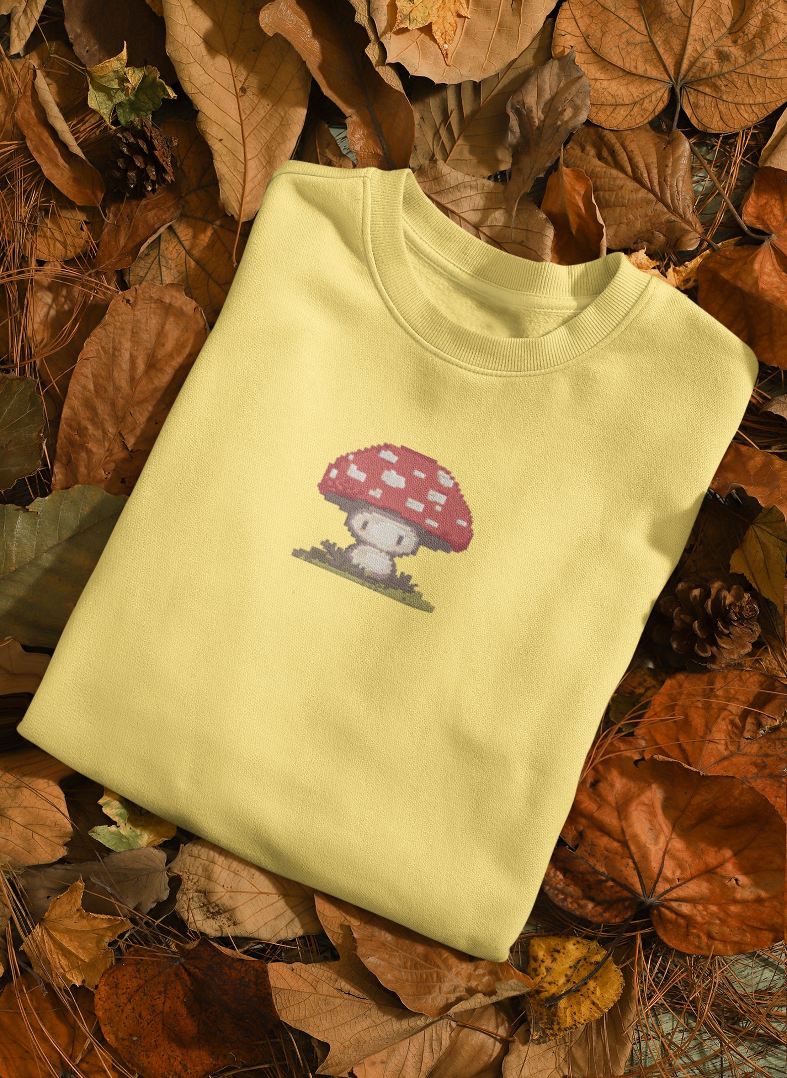 Mushroom 8 Bit Machine Embroidery Design, Cute Mushroom, Videogame ...