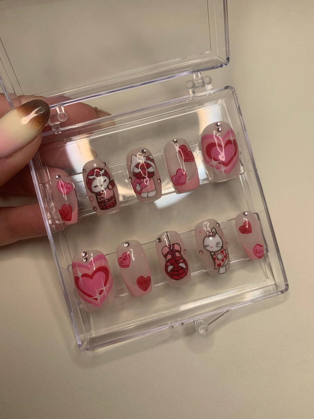Custom Luxury Press on Nails - Etsy