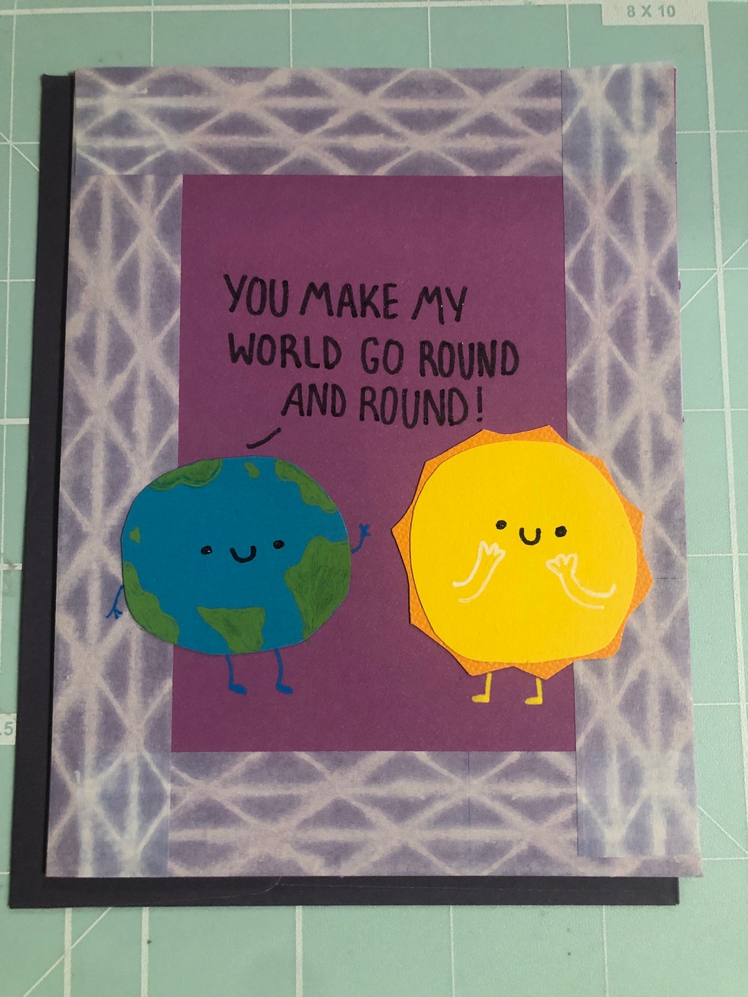 World Go Round Card - Etsy