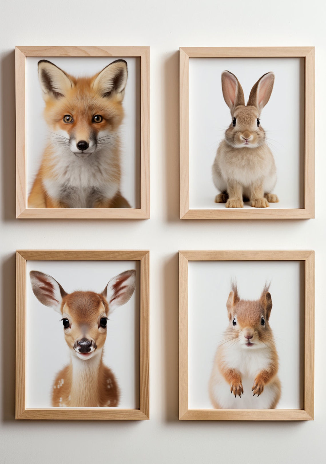 Woodland Animal Prints | Printable Wall Art | Nursery Decor | Cute ...